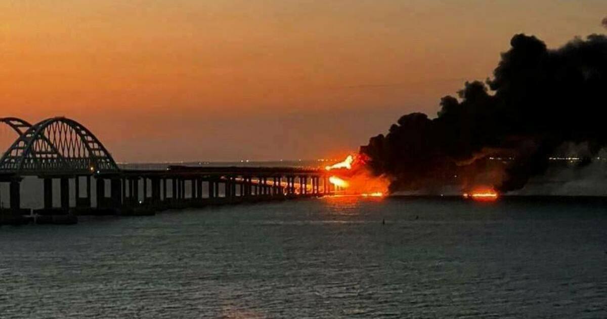 There were details about the truck that exploded on the Crimean bridge ...